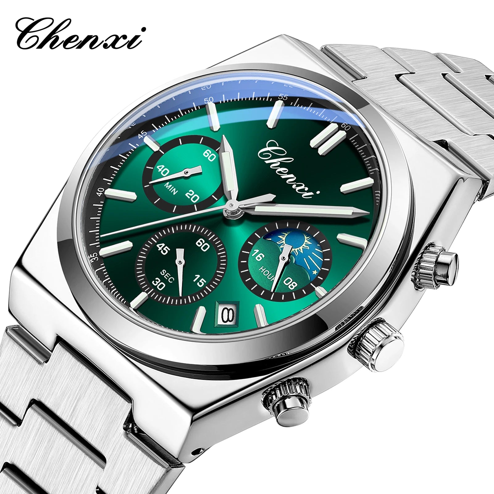 Men's Watches CHENXI 2025 High Quality Sports Chronograph Date Quartz ...